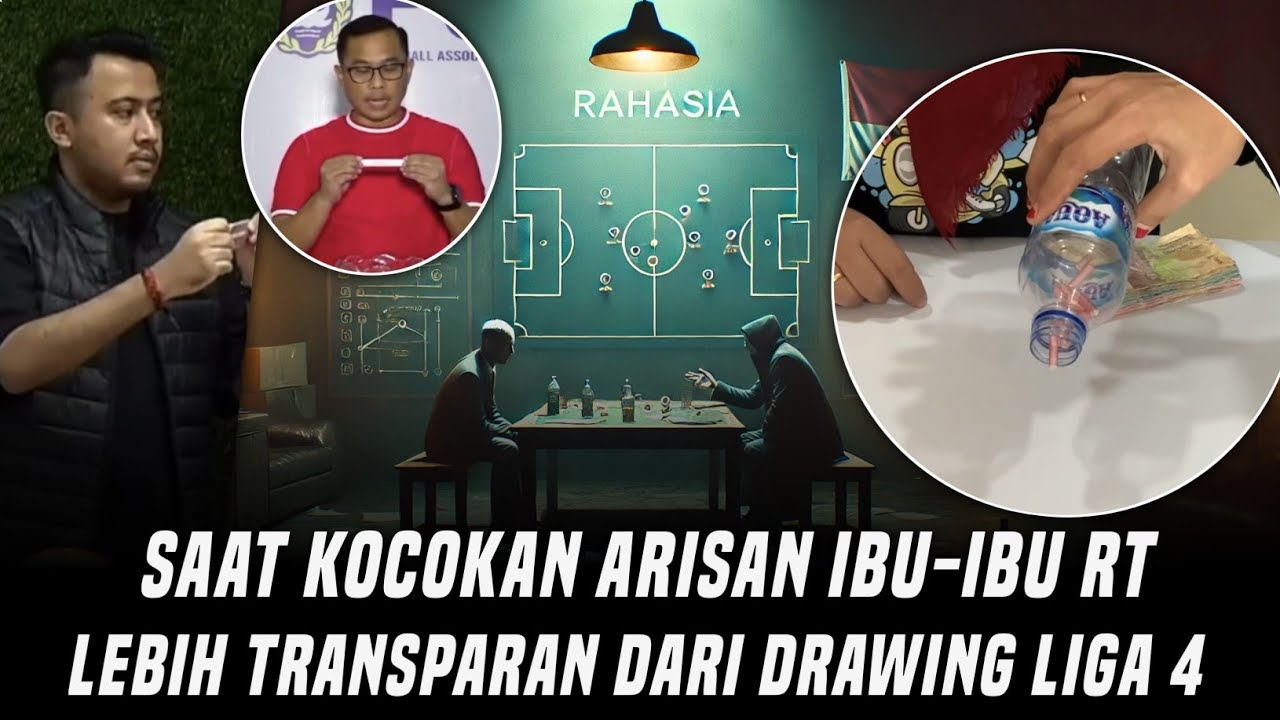 DRAWING LIGA 4 Lelucon Nasional yang Mempermalukan Erick Thohir - YouTube