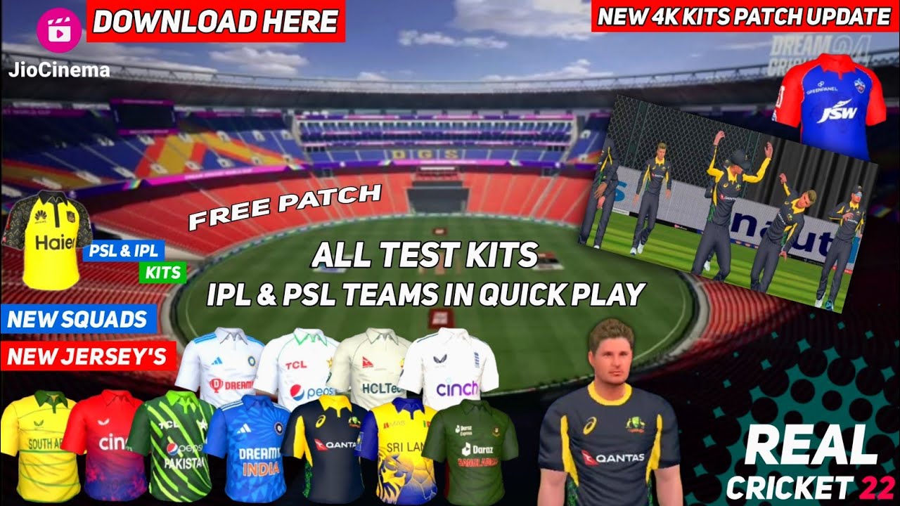Real Cricket 22 New Surprise Patch 2023 | IPL & PSL in Quick Play ...