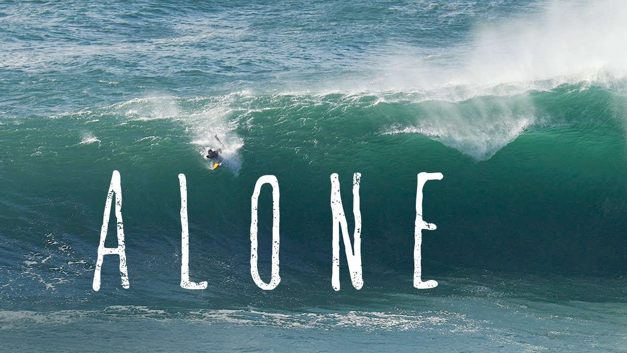 Surfing Deadman's alone. - YouTube
