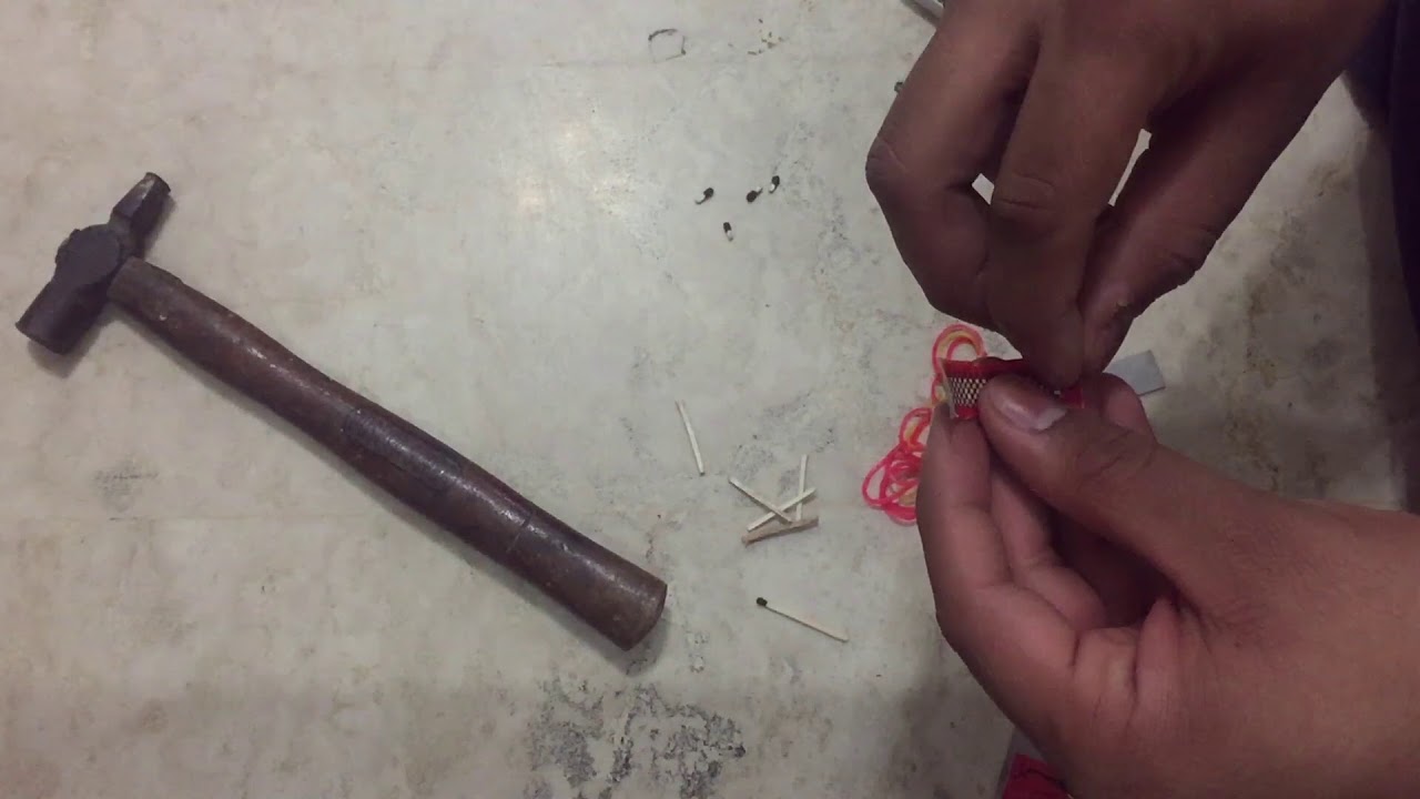 How To Make Match Stick Bomb l DIY l Easy Steps l At Home - YouTube