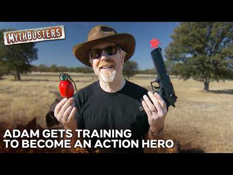 Can You  Shoot A Grenade Out Of The Air Before It Explodes? | MythBusters