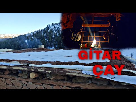DAĞ EVİ KUŞ SESLERİ-AKŞAM YEMEĞİ~gece gitar müzik çay keyfi