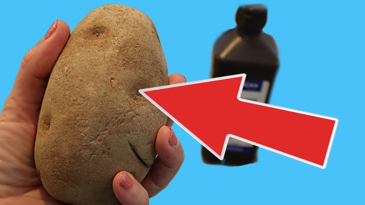 Pour PEROXIDE on a POTATO 💥 and SEE WHAT HAPPENS ⚡ - YouTube