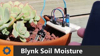 Esp8266 Nodemcu Soil Moisture Sensor With Blynk App Tutorial Soil Moisture Sensor Iot Project ...
