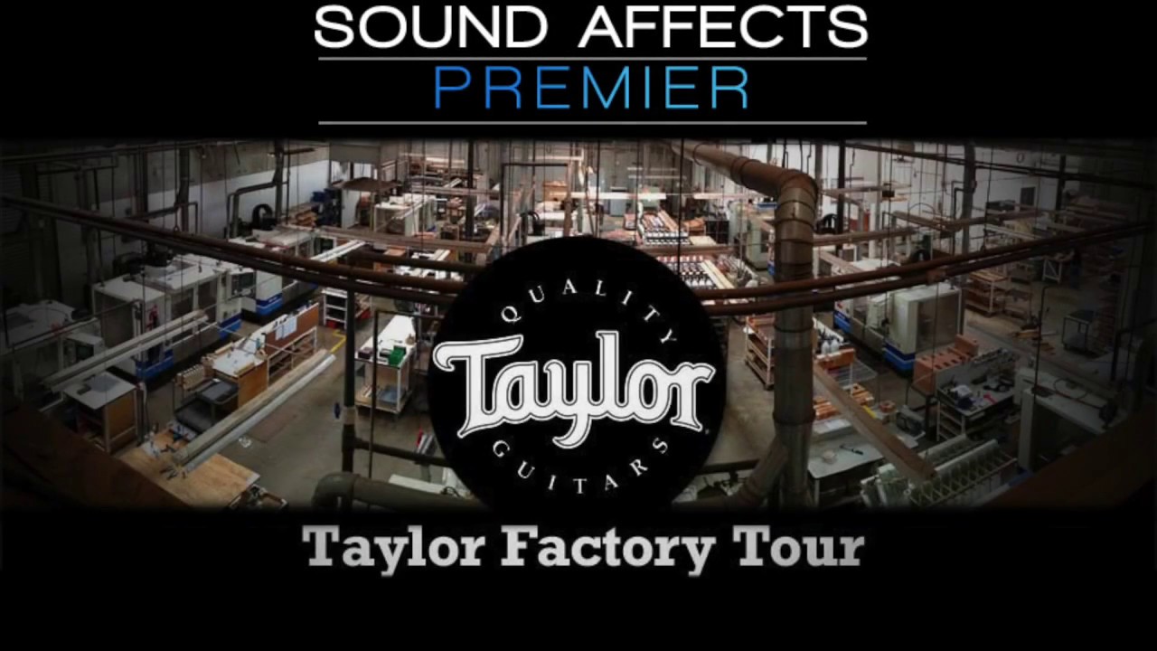 Taylor Factory Tour - Custom Guitars - YouTube