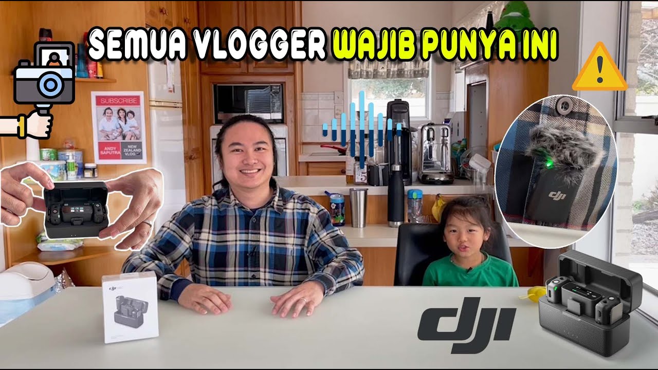 Unbox & Review DJI Mic Indonesia, wireless mic terbaik untuk para ...