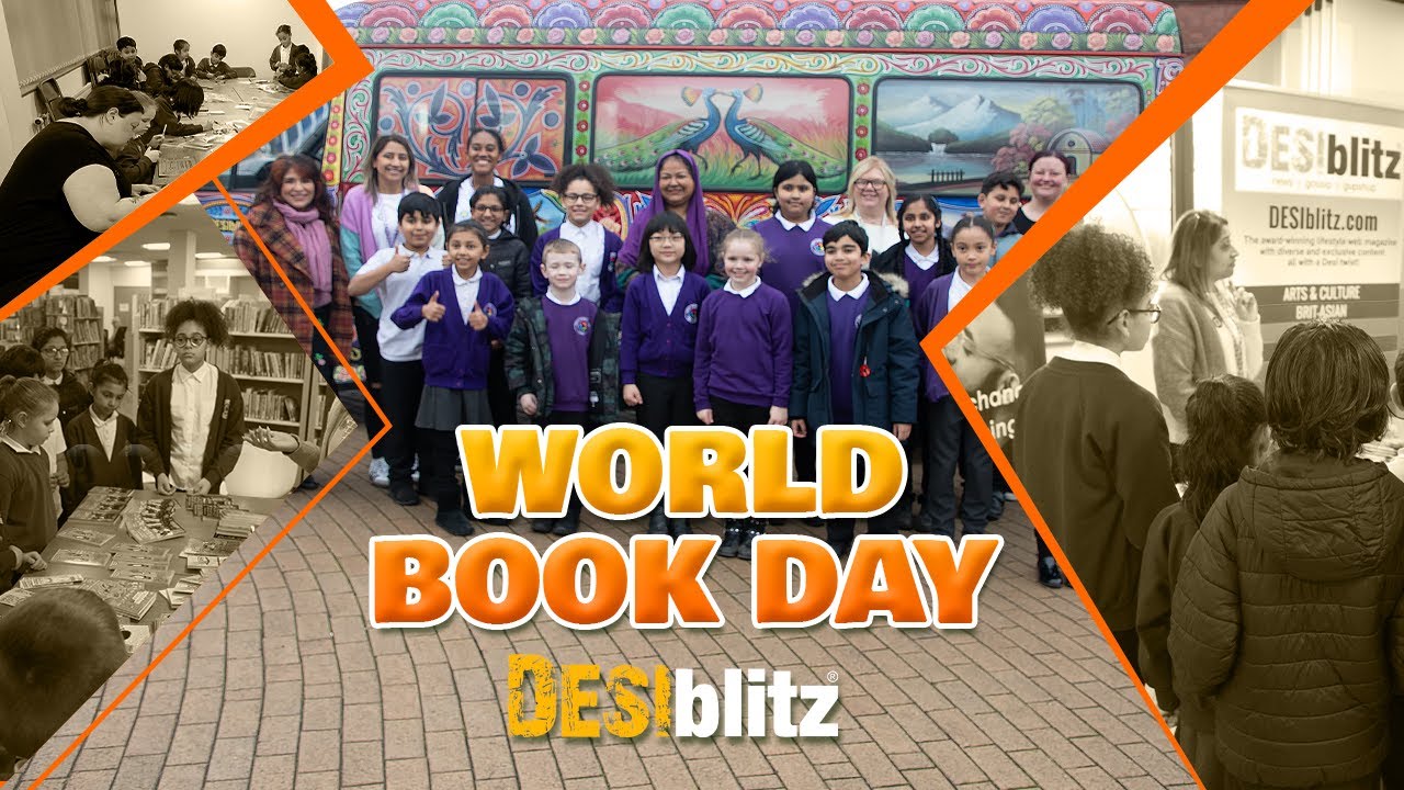 World Book Day on the DESIblitz Truck Art Bus - YouTube