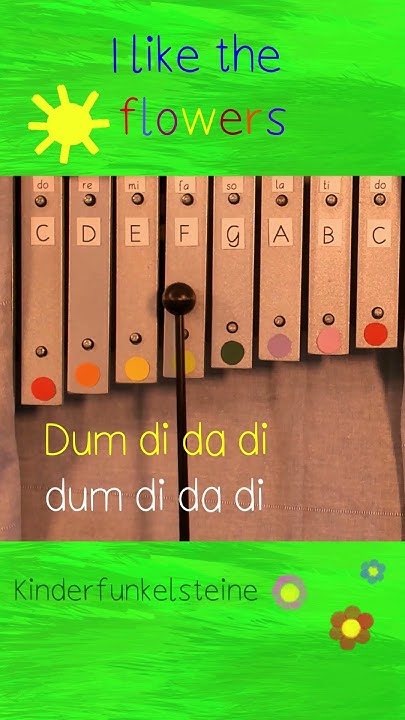 I like the flowers/ Glockenspiel/ Kinderlied #shorts - YouTube
