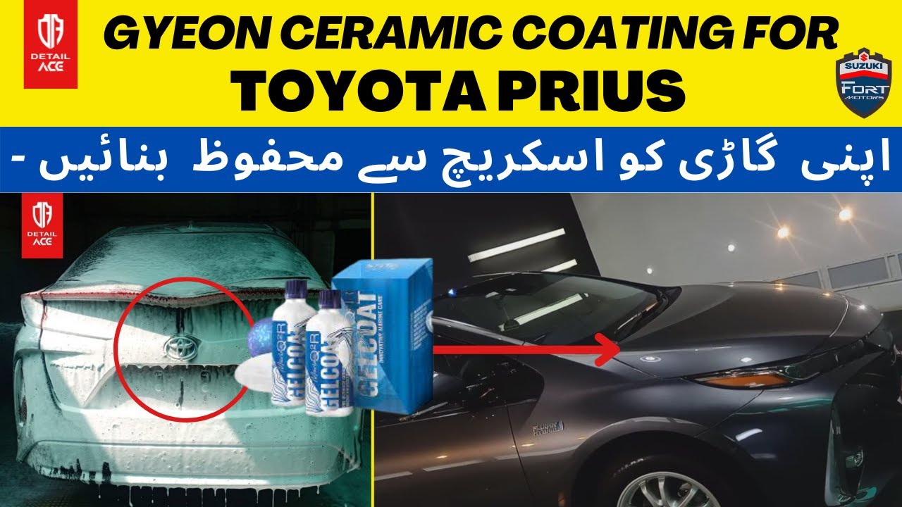 TOYOTA PRIUS, In for exterior detailing, paint correction and Gyeon One ...