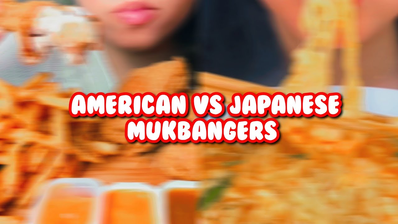 American VS Japanese MUKBANGERS - YouTube