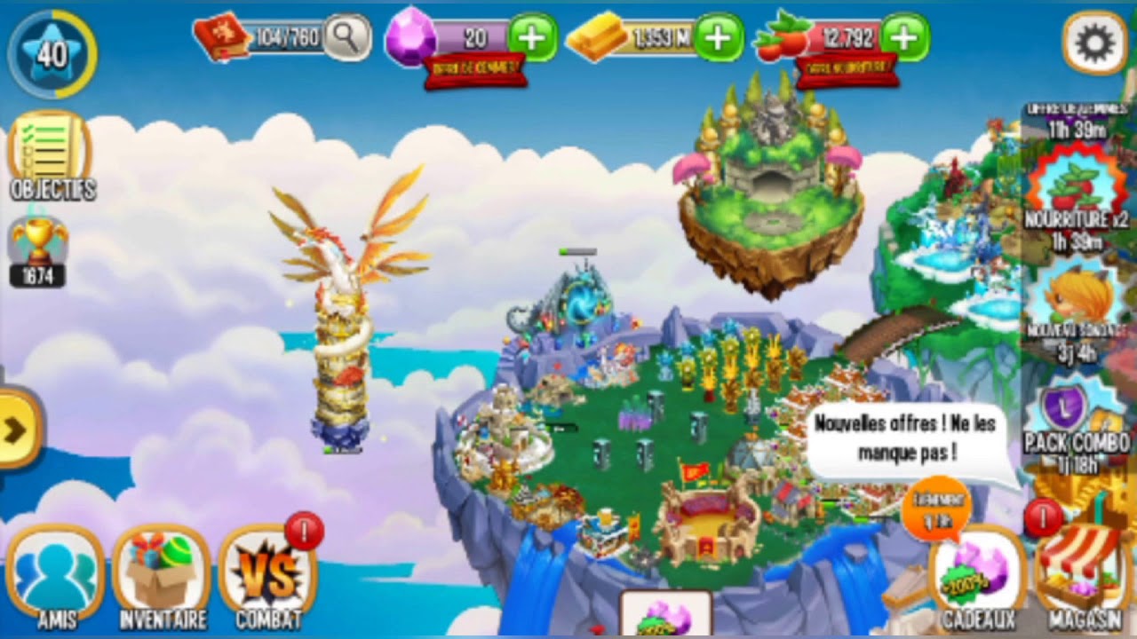 Dragon city gameplay.part 40 - YouTube