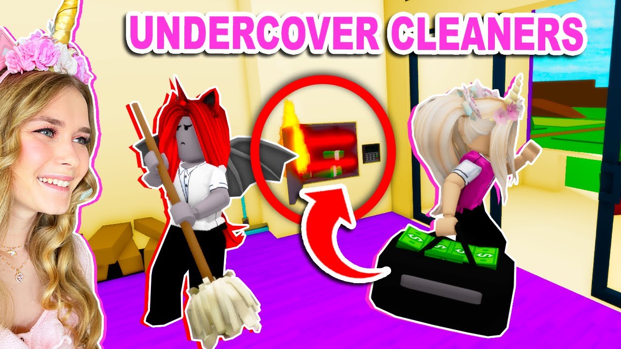 GOING UNDERCOVER AS CLEANERS TO ROB HOUSES IN BROOKHAVEN! (ROBLOX ...