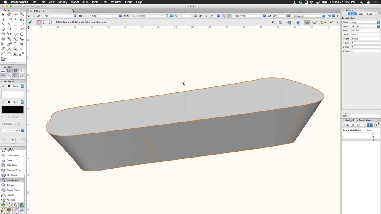 Volume from 2D Curves - YouTube