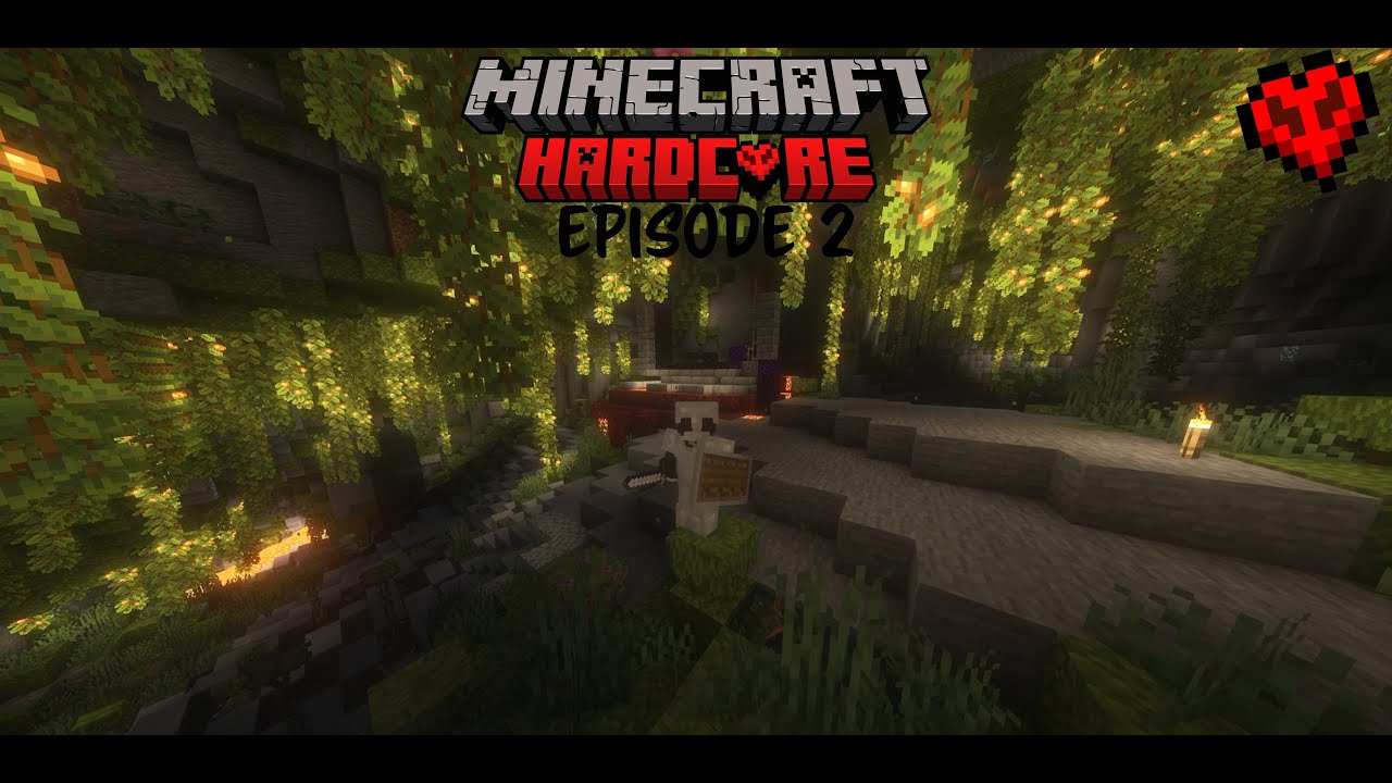 Exploring the Lush caves! Minecraft Hardcore | Episode 2 | Prophecy - YouTube