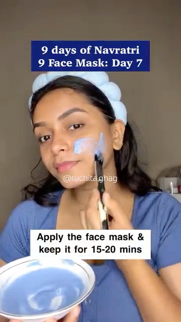 Butterfly pea flower face mask. Best face mask for calming skin. Blue ...