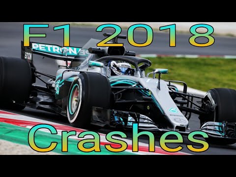 F1 2018 Crashes! (Old Version) - YouTube