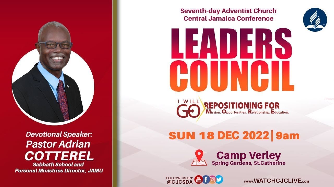 Sun., Dec., 18, 2022 | Leaders Council Devotion | Sydenham SDA Online ...