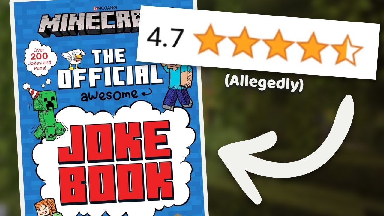 I BOUGHT Minecraft’s JOKE BOOK… - YouTube