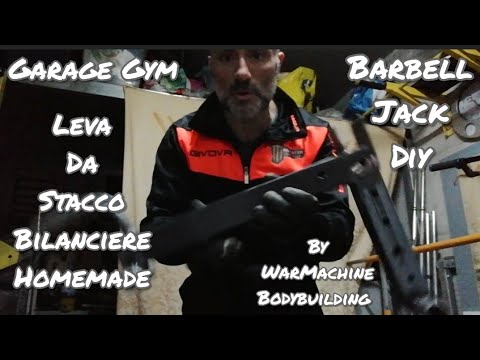 Come costruire una Leva da stacco da terra per bilanciere, barbell jack diy, by Warmachine BB