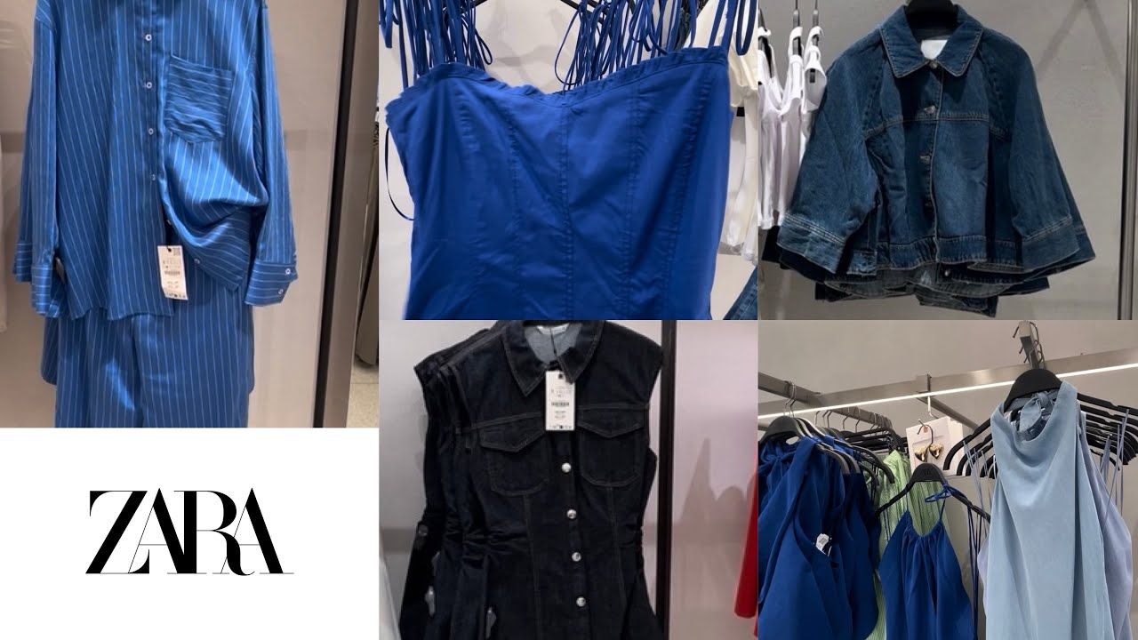 ZARA New Blue Collection💙💙 - YouTube