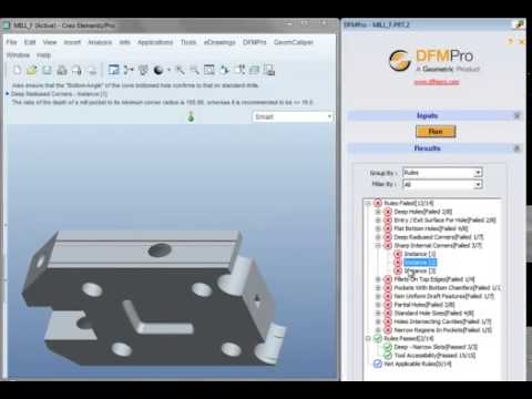 DFMPro for Machining Process - YouTube