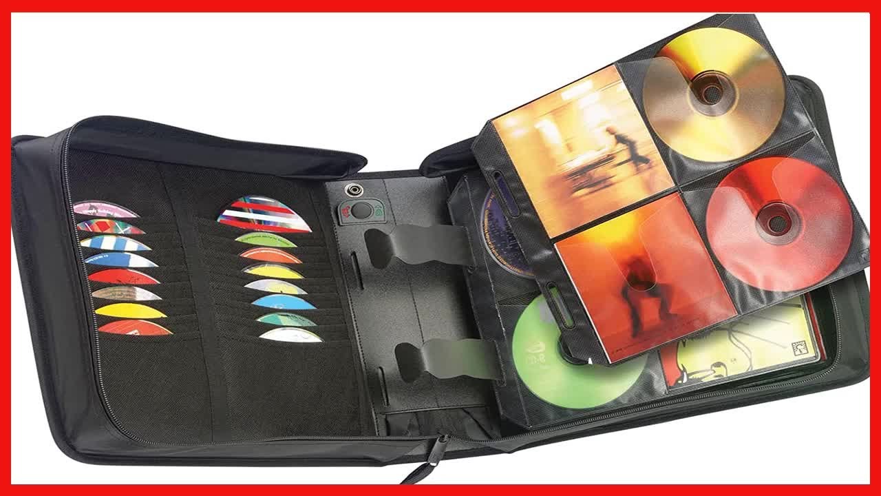 Case Logic CD/DVDW-208 224 Capacity Classic CD/DVD Wallet (Black) - YouTube