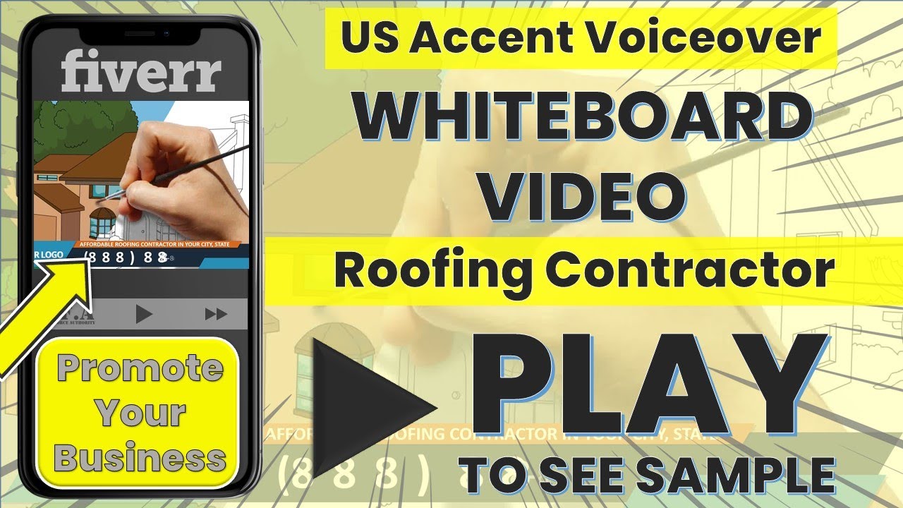Get this Roofing Whiteboard Video Made For Your Business With US Accent ...