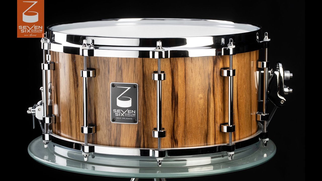 Seven Six Drum Company's 7x14" Black Limba Custom Snare Drum with ...