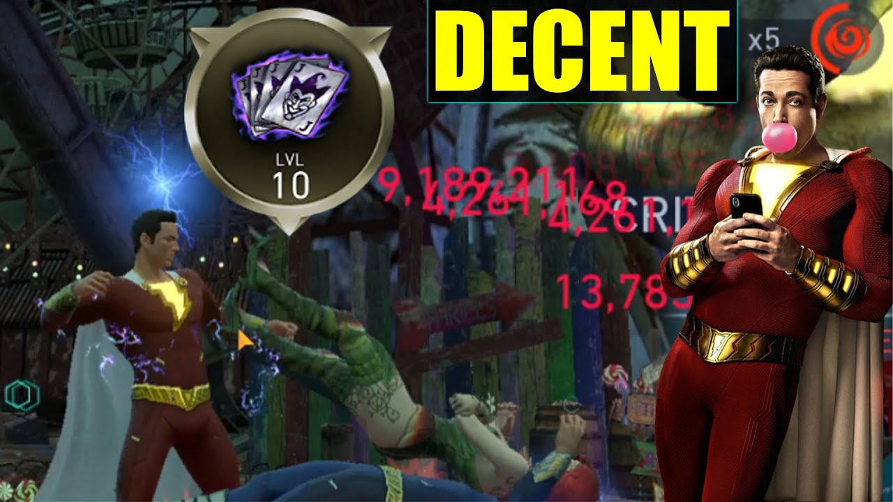 Dark Metal Cards Legendary Shazam Does Better Than Expected Injustice 2 ...