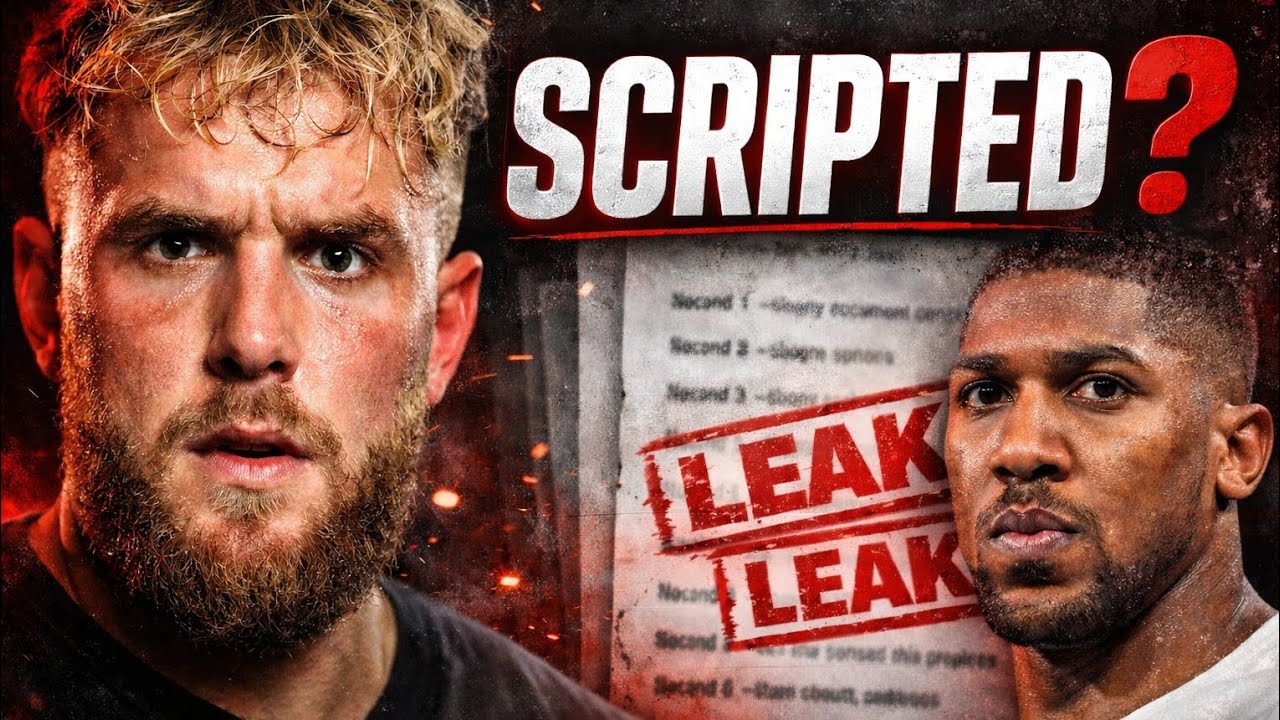 Jake Paul vs Anthony Joshua's Fight Was ‘SCRIPTED’? Leaked Document ...