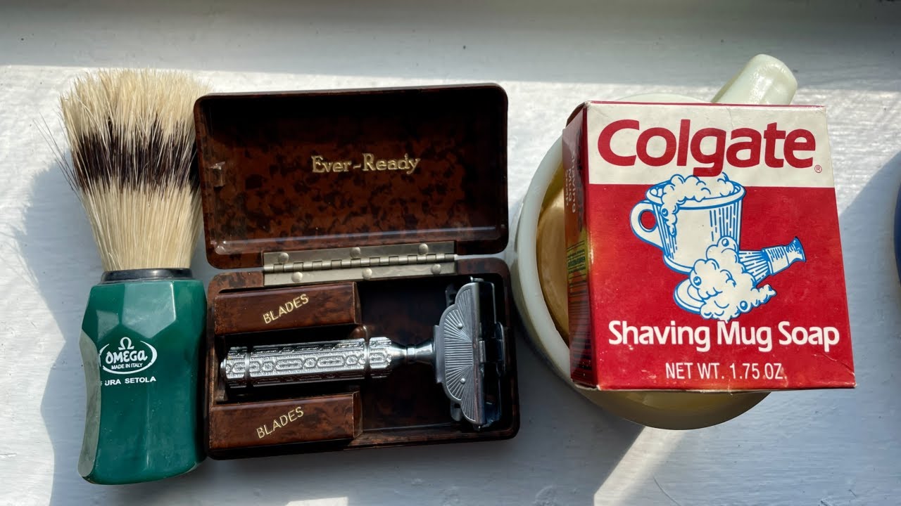 Ever-Ready "Sun Ray" 1912, Colgate Mug Soap, Omega 81156, Aqua Velva ...