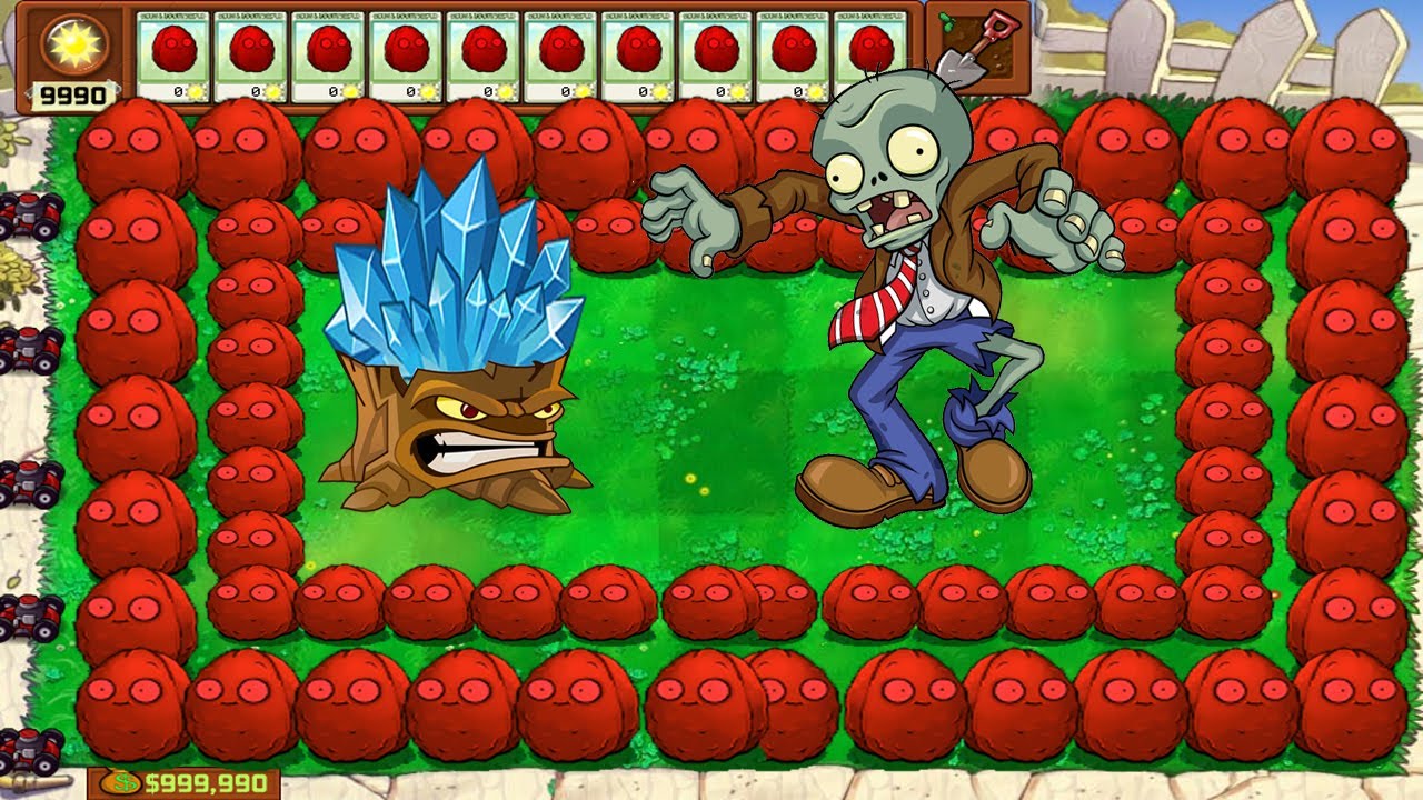 Plants vs Zombies | Explode-o-nut vs Jalapeno vs Ice-shroom vs All ...