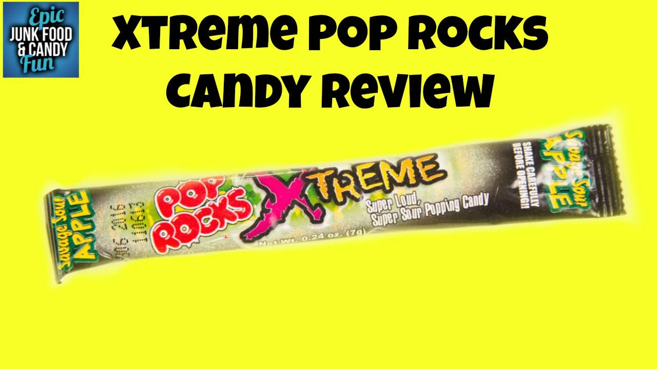 Pop Rocks Xtreme, Popping Sour Candy, Candy Review - YouTube
