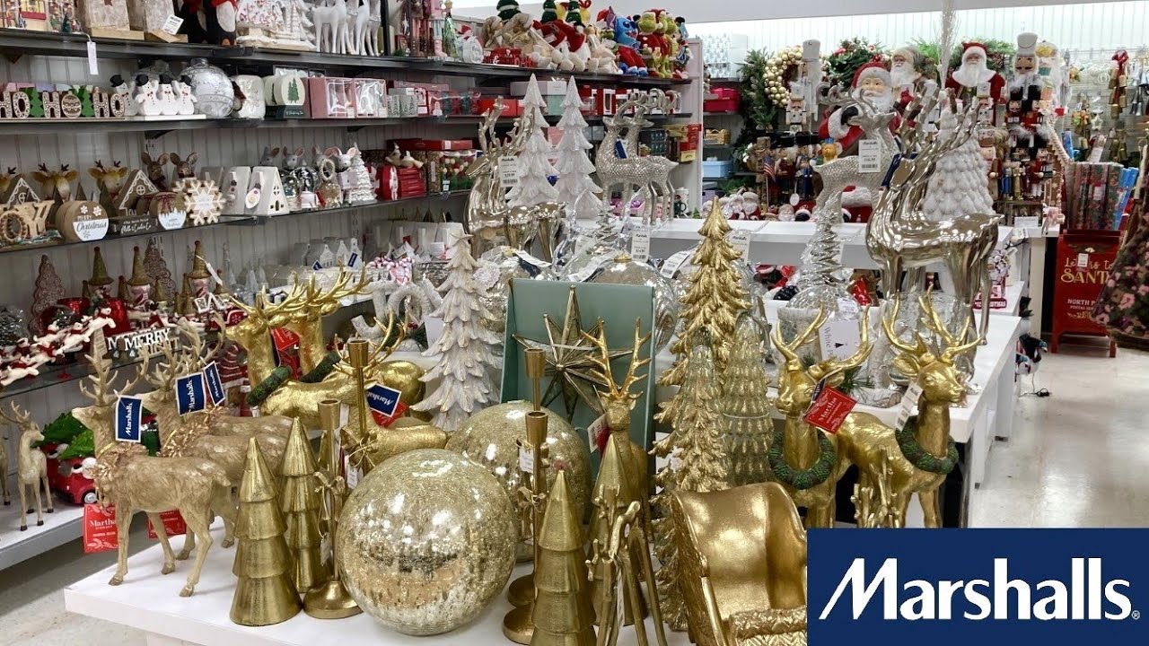 MARSHALLS CHRISTMAS DECORATIONS CHRISTMAS DECOR ORNAMENTS SHOP WITH ME ...