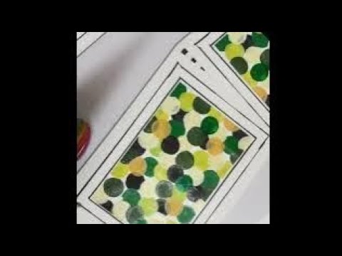 Polka Dots Painting/Dots Painting - YouTube