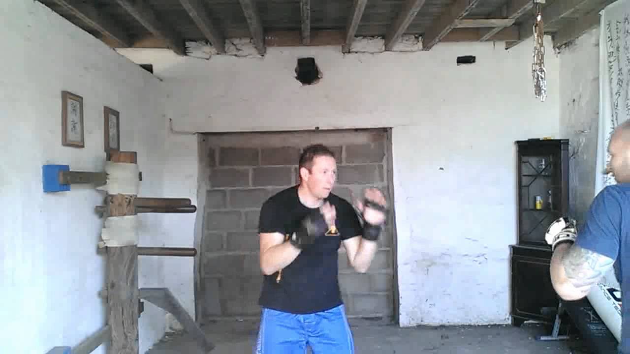 52 blocks/wing chun elbow drill and sparring - YouTube