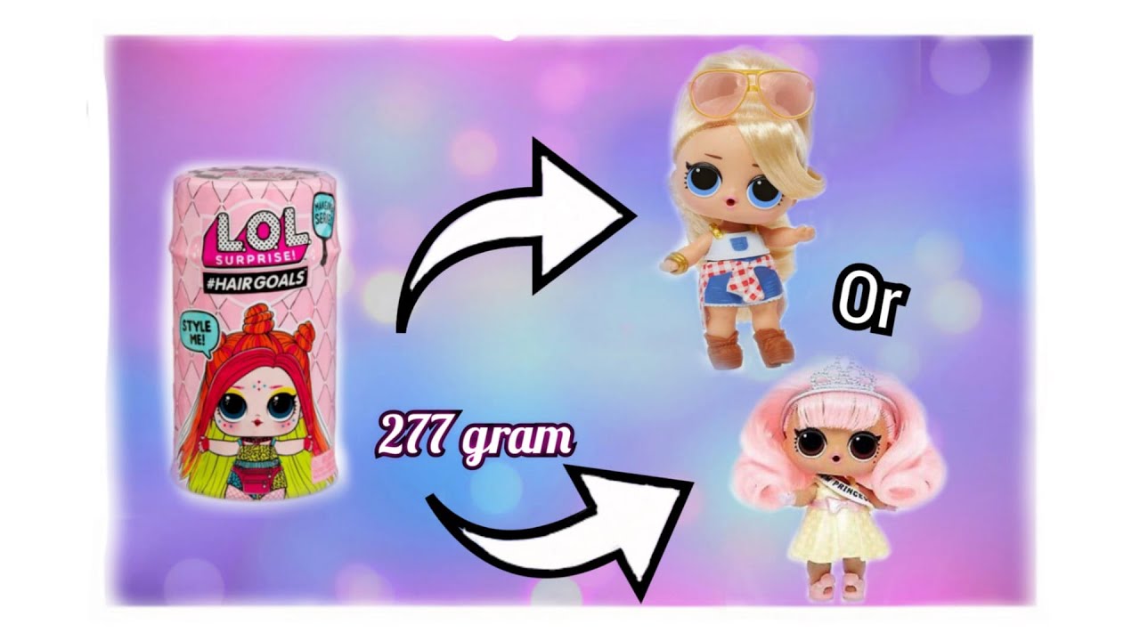 My first lol stop motion cartoon | L.O.L. surprise hair goals - YouTube
