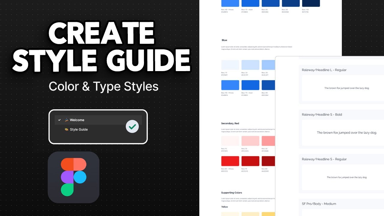 How to Create a Style Guide in Figma (Easy Guide) - YouTube