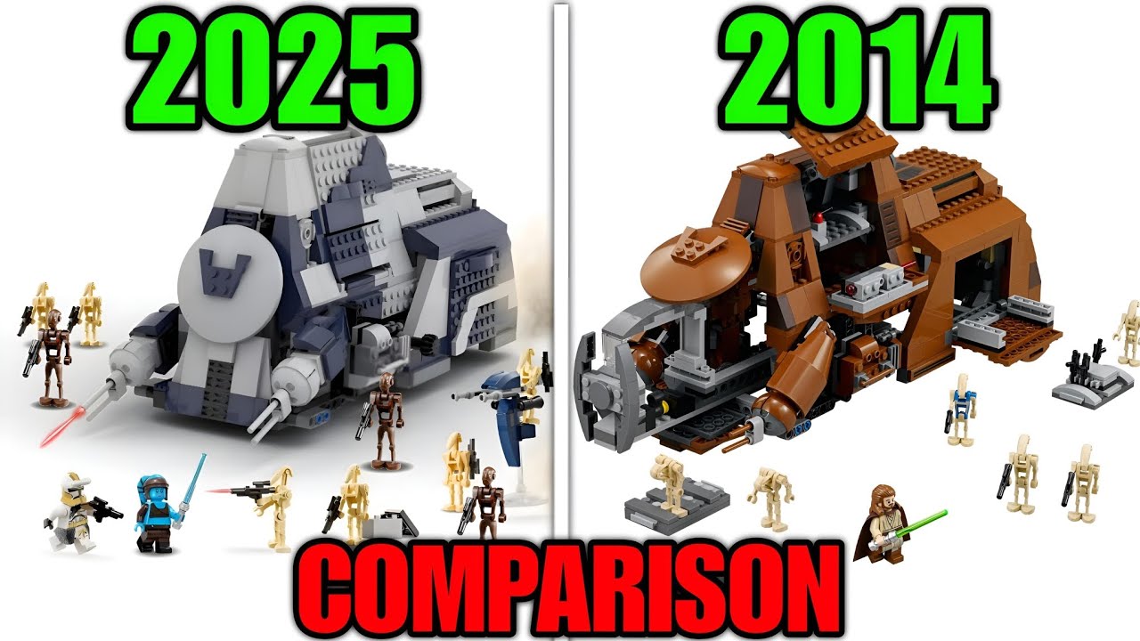 LEGO Star Wars MTT Comparison! (75058, 75435 | 2014, 2025) - YouTube