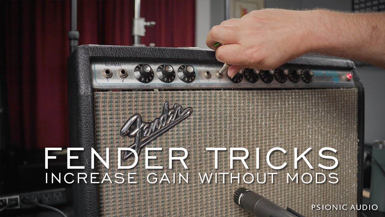 Fender Tricks | Increase Gain without Mods - YouTube