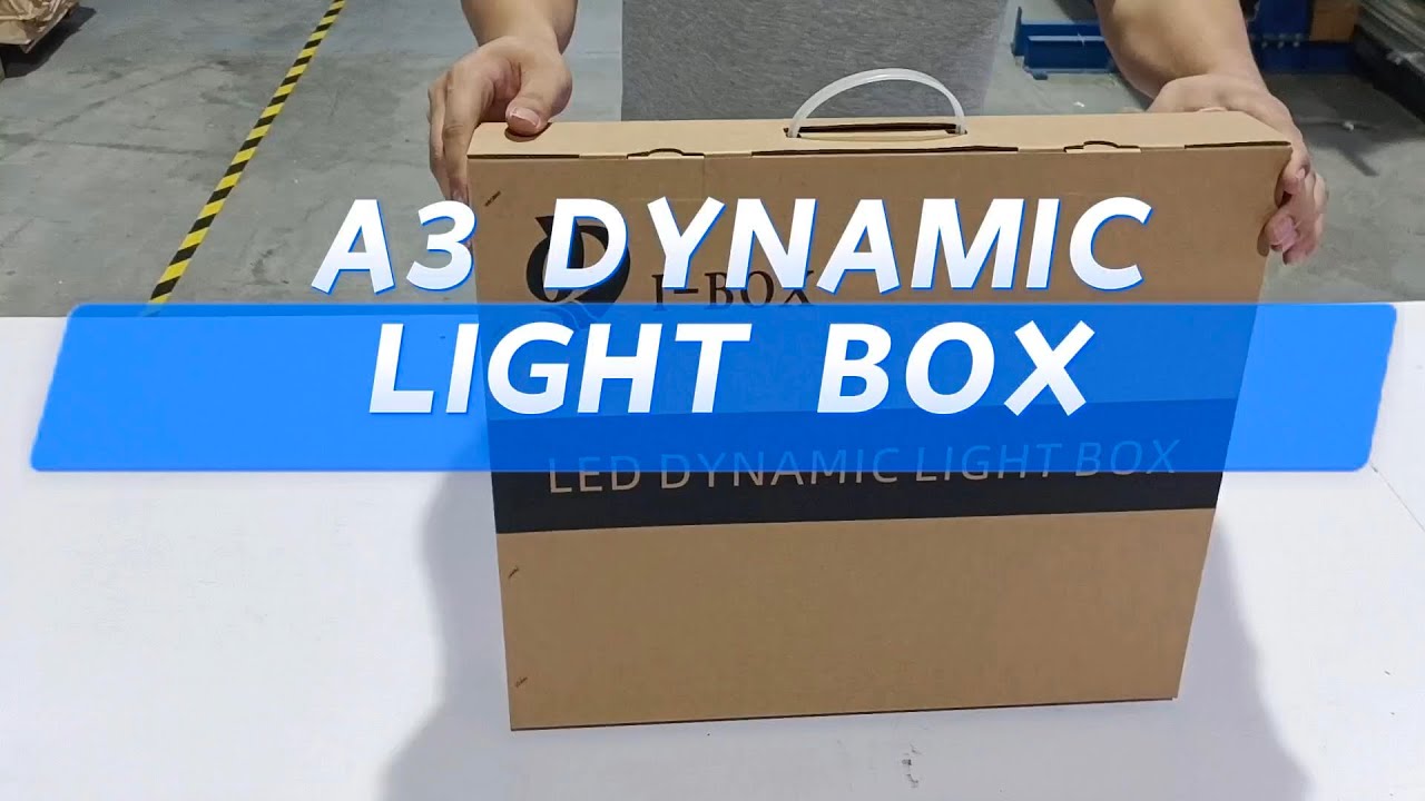 Pepsi A3 Dynamic Advertising Light Box - YouTube