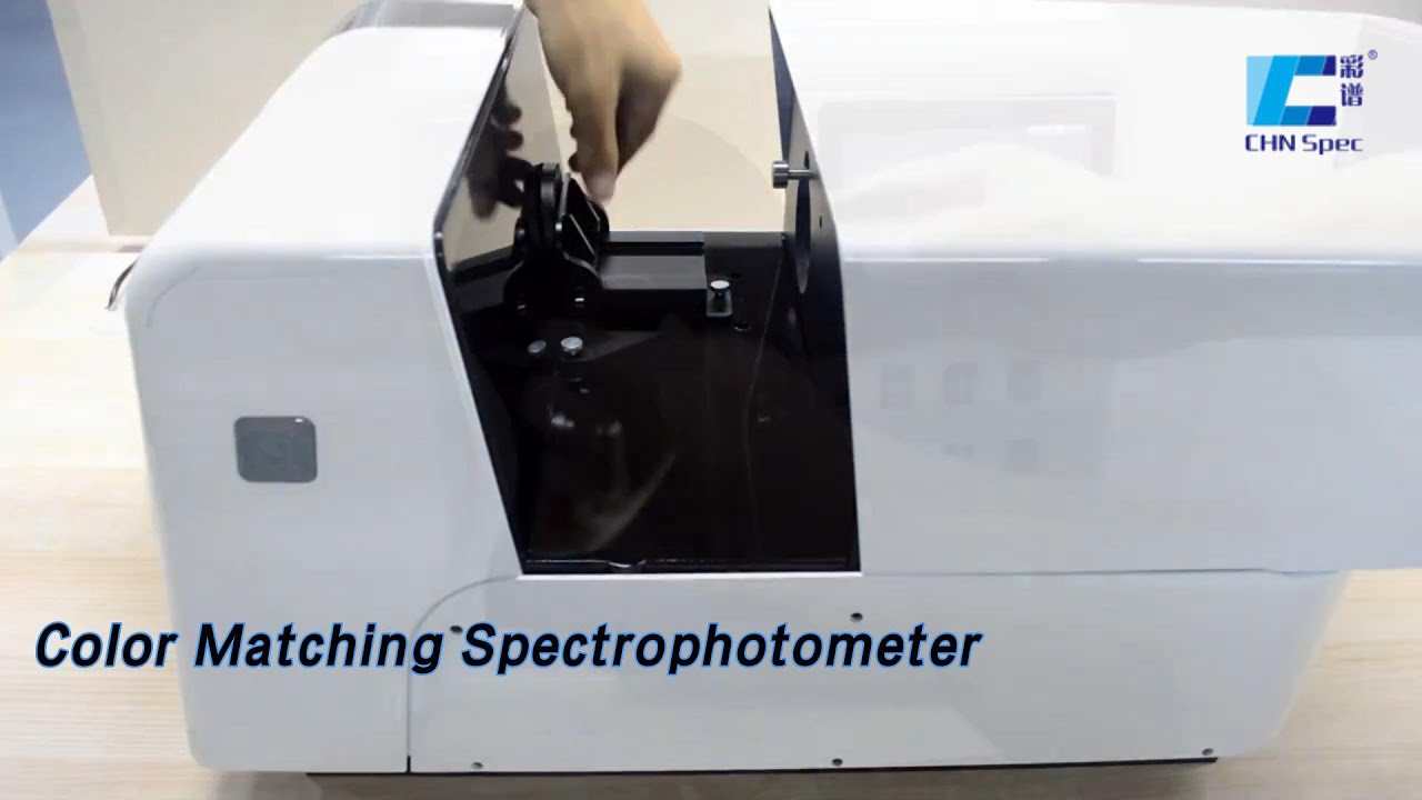 High Precise Color Matching Spectrophotometer Testing For Biology - YouTube