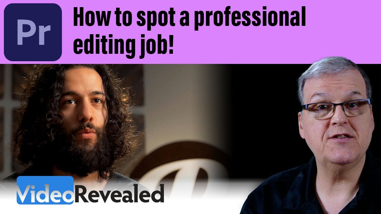 How to spot a professional editing job! - YouTube