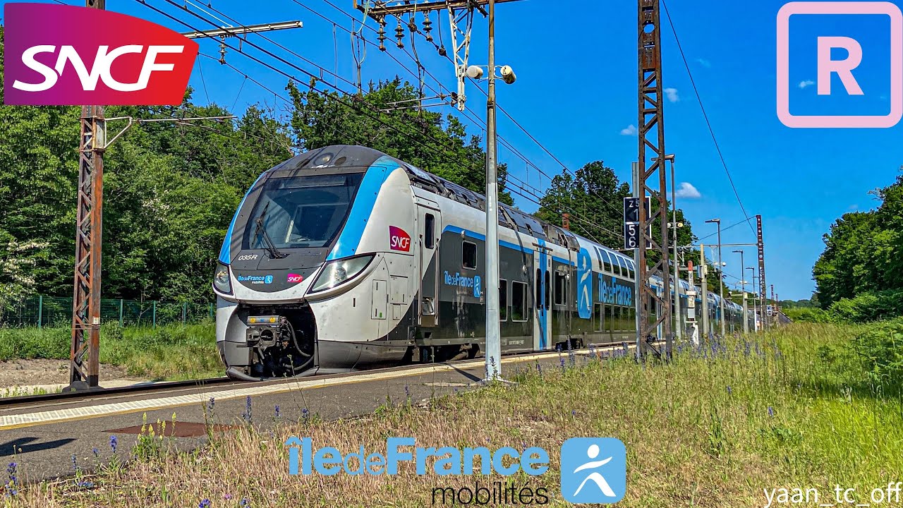 Les regio2n (Z57000) de la ligne R du Transilien. - YouTube