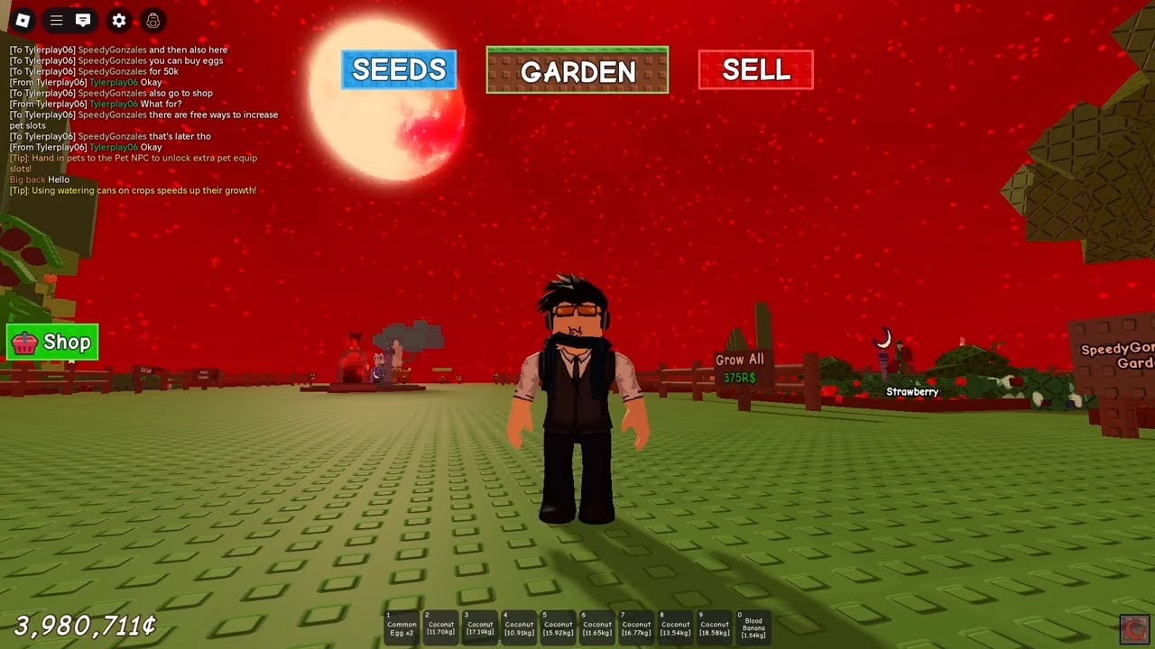 How the New Blood Moon Event Works in Grow a Garden! - YouTube