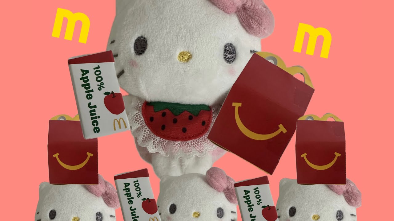 3 Minute Cute McDonald's Happy Meal toy unboxing 귀여운 해피밀 장난감🍔 ...
