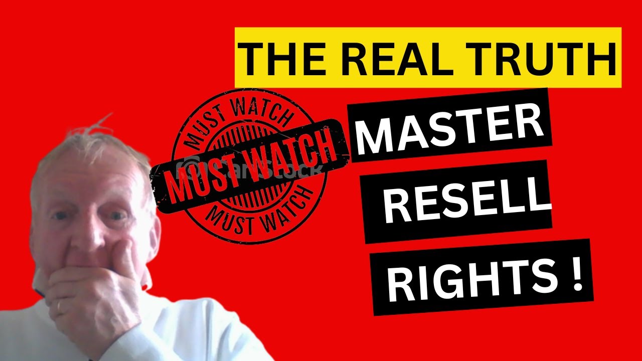 Master Resell Rights -MRR Explained - YouTube