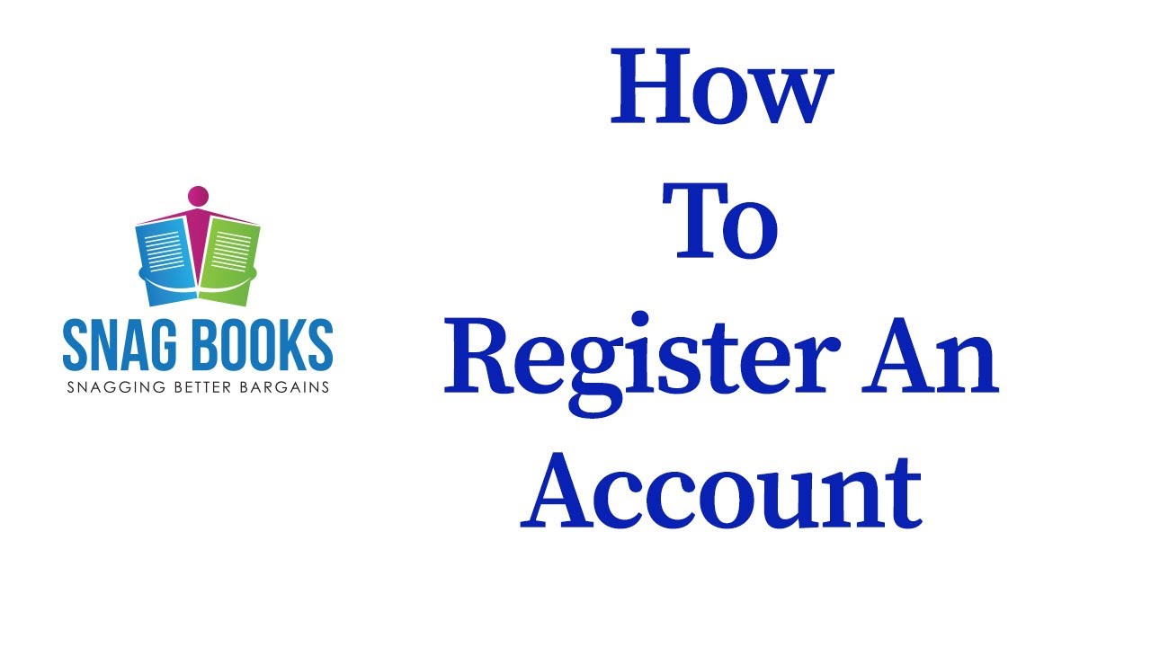 How to Register an Account on Snag Books Online Bookstore - YouTube