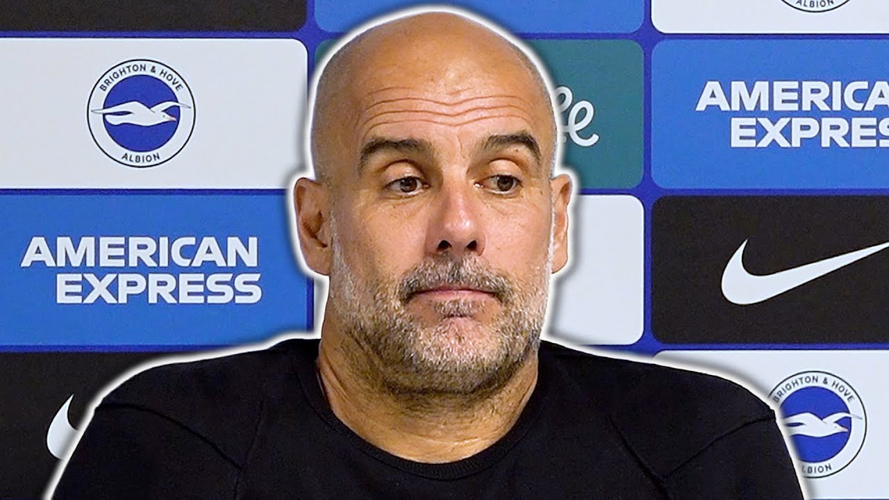Pep Guardiola post-match press conference | Brighton & Hove Albion 2-1 ...