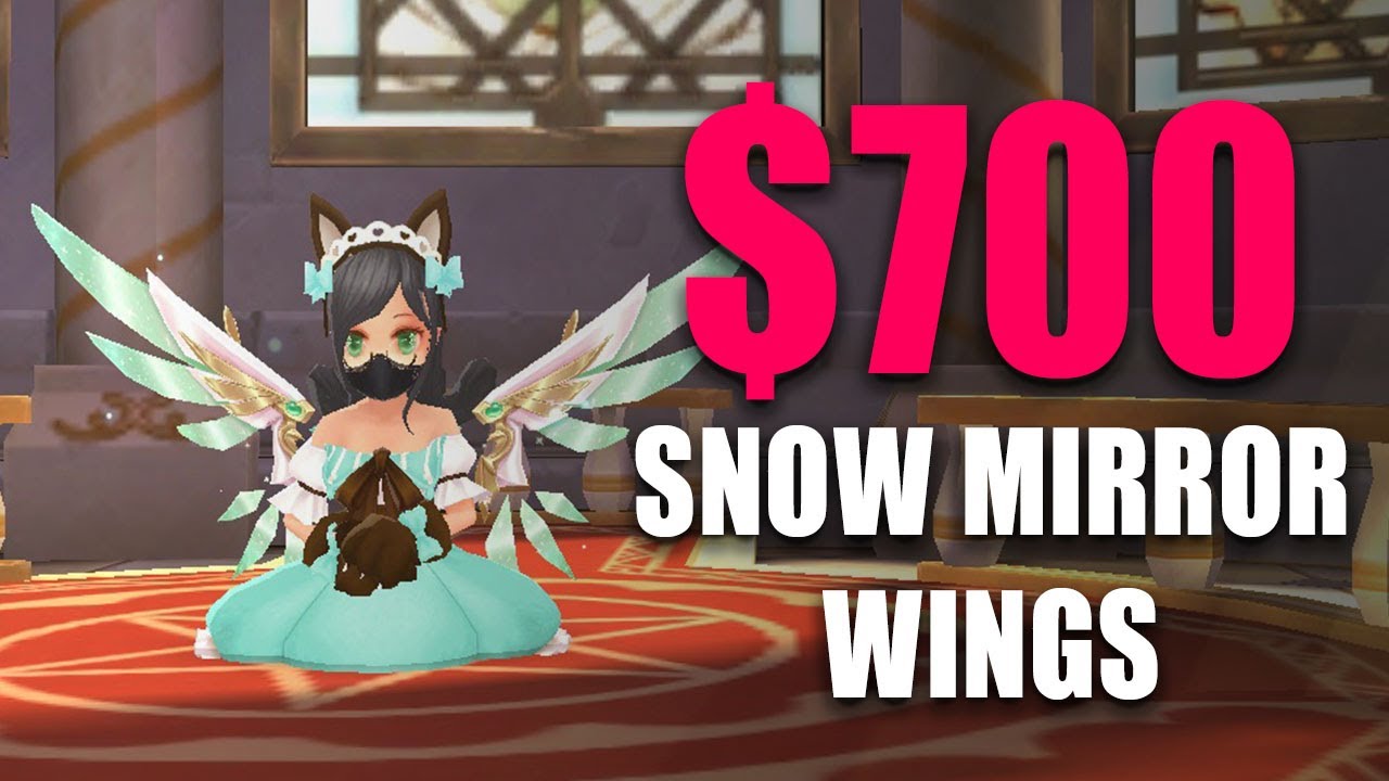 $700 SNOW MIRROR WINGS • ROSA CHIVALRY • RAGNAROK M - YouTube